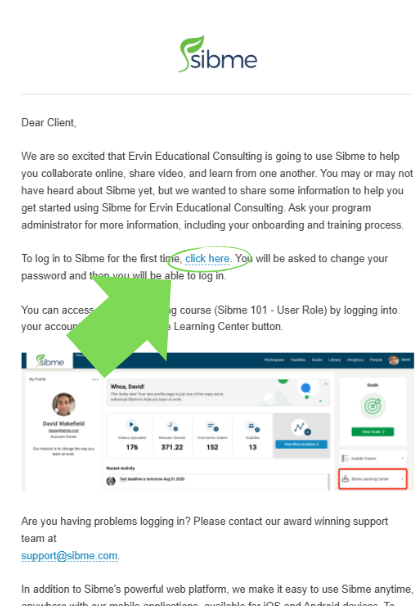 SIBME Account Setup | Ervin Educational Consulting