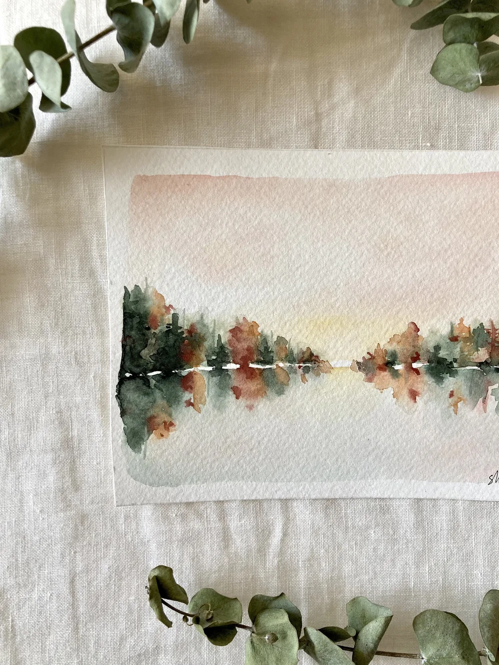 Yearning Original Watercolor Painting | Fine Art Giclee Print | Tree ...
