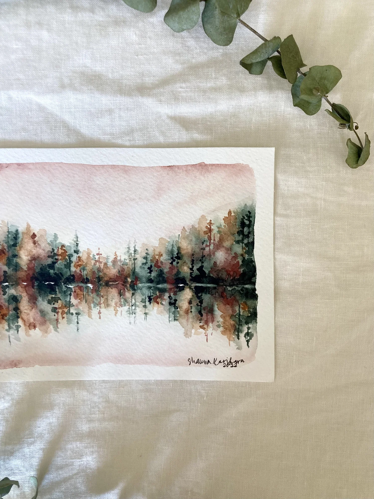 Yearning Original Watercolor Painting | Fine Art Giclee Print | Tree ...