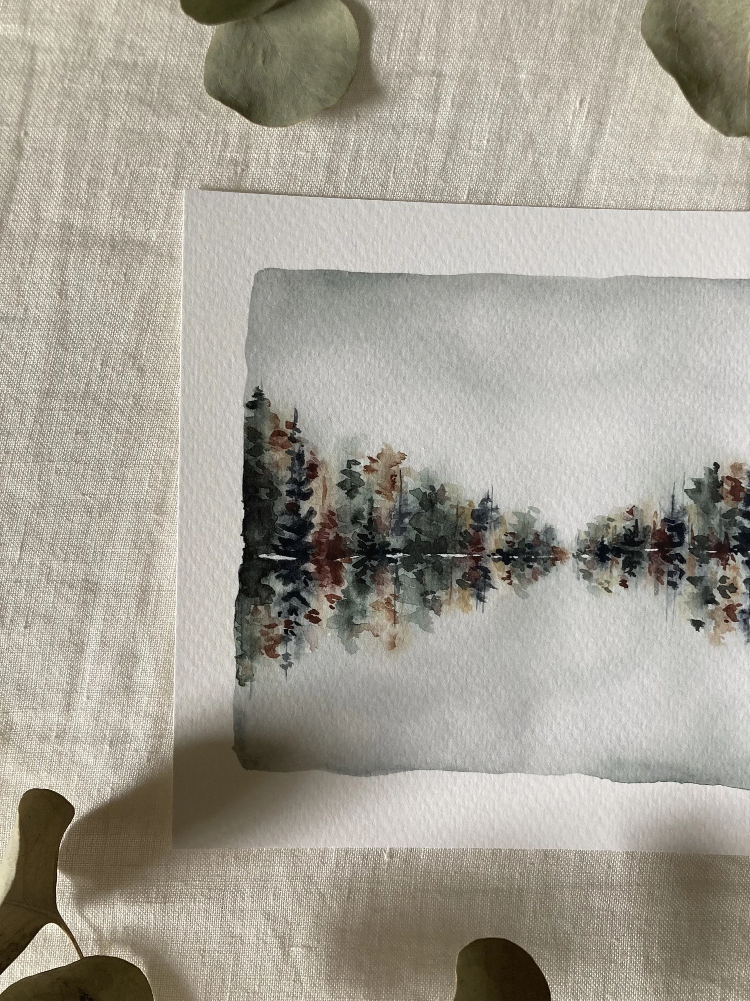 Yearning Original Watercolor Painting | Fine Art Giclee Print | Tree ...