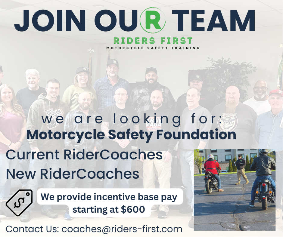 Become a RiderCoach — Riders First Motorcycle Safety Training