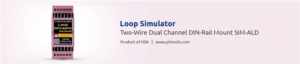 PLC Tools SIM-ALD Analog Loop Simulator User Manual — PLC Tools ...