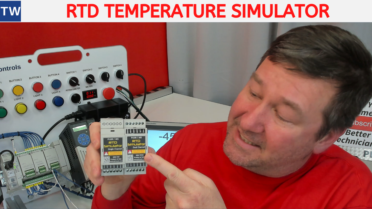 PLC Tools SIM-TRTD RTD Temperature Simulator 100 Ohm Platinum 385 Dual ...