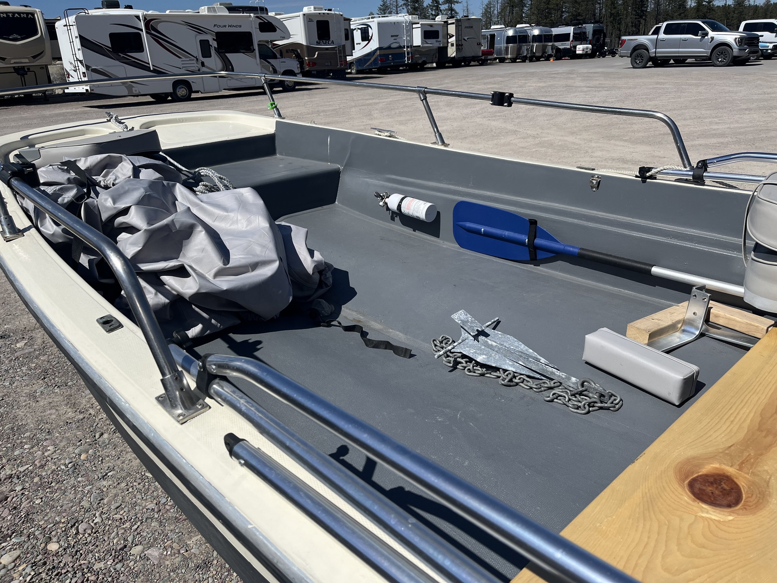 1998 Custom Whaler 11 ft boat with trailer — BergesonRV