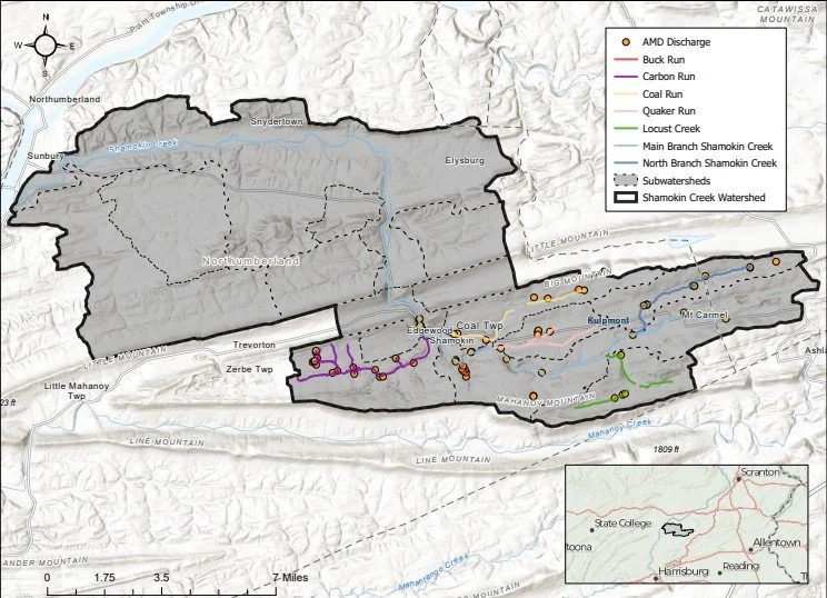 Watershed Maps — Shamokin Creek Restoration Alliance