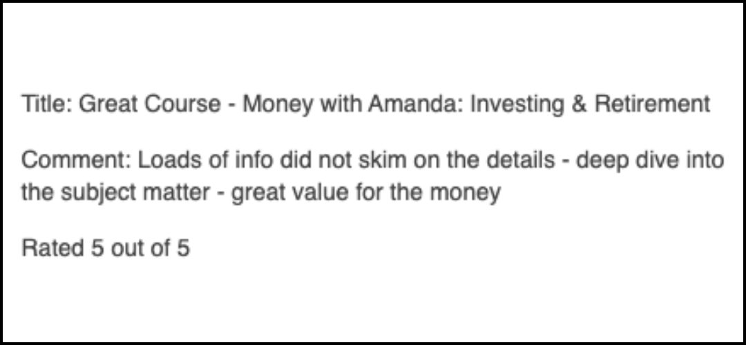 Money with Amanda Online Personal Finance Course — SHEWOLFEOFWALLSTREET