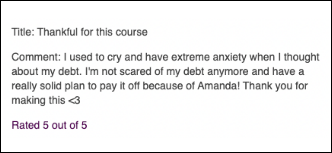 Money with Amanda Online Personal Finance Course — SHEWOLFEOFWALLSTREET