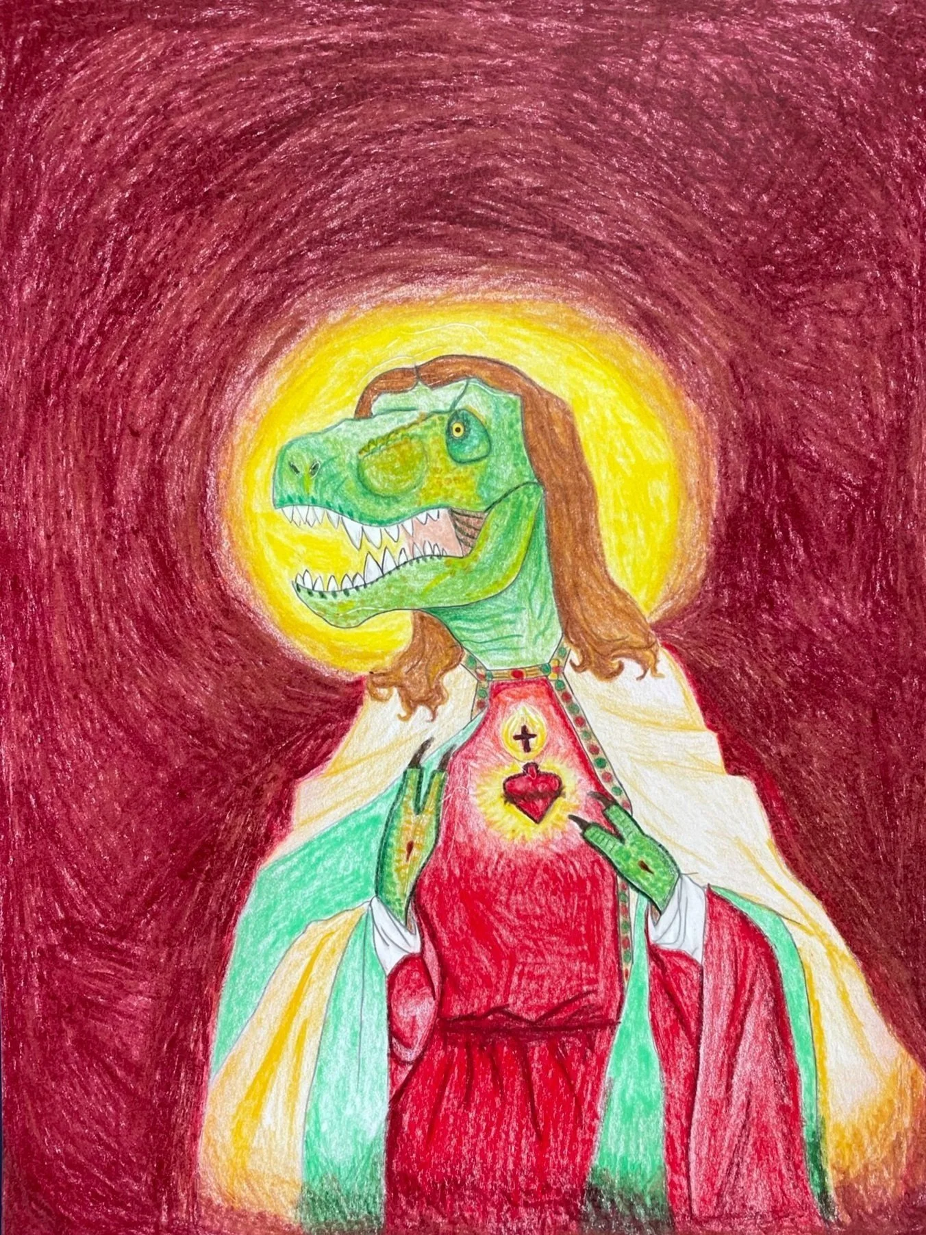 Raptor Jesus Wallpaper