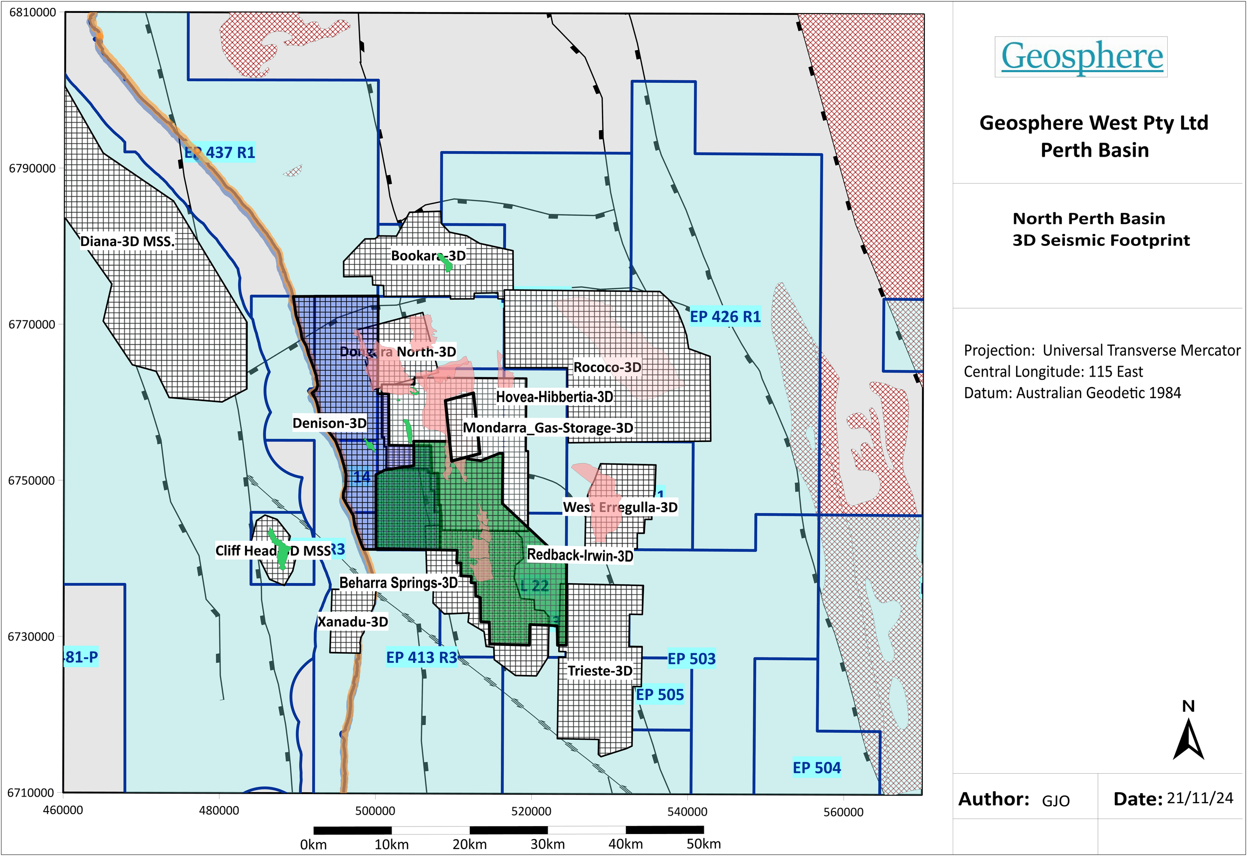 Portfolio of North Perth Basin Maps — Geosphere
