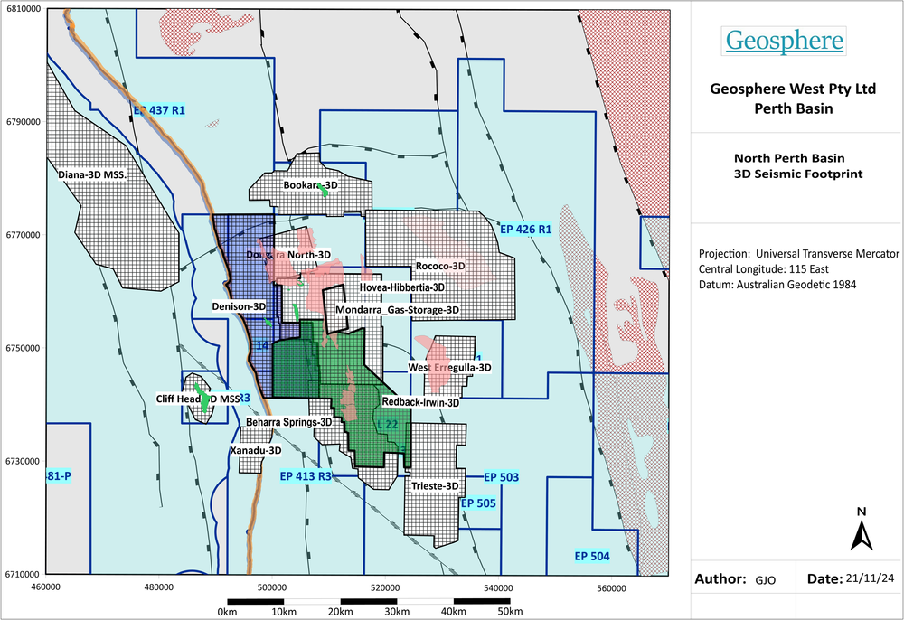 Portfolio of North Perth Basin Maps — Geosphere