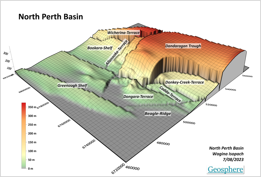 North Perth Basin - Complete digital petroleum well information — Geosphere
