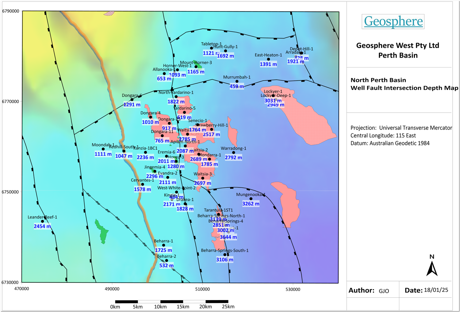 Portfolio of North Perth Basin Maps — Geosphere