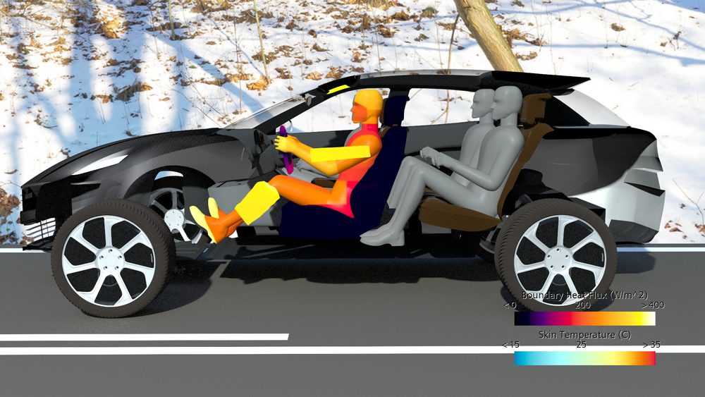 Thermal Cabin Comfort through CFD with Simcenter STAR-CCM+