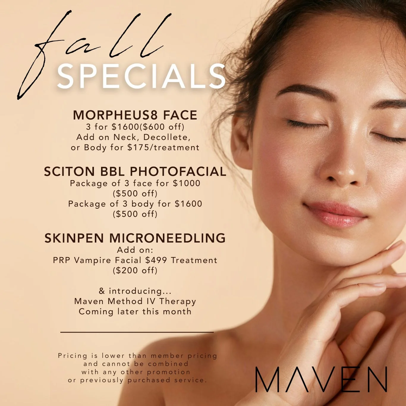 Specials — MAVEN MEDICAL ARTS | Draper UT Med Spa | Botox Filler BBL