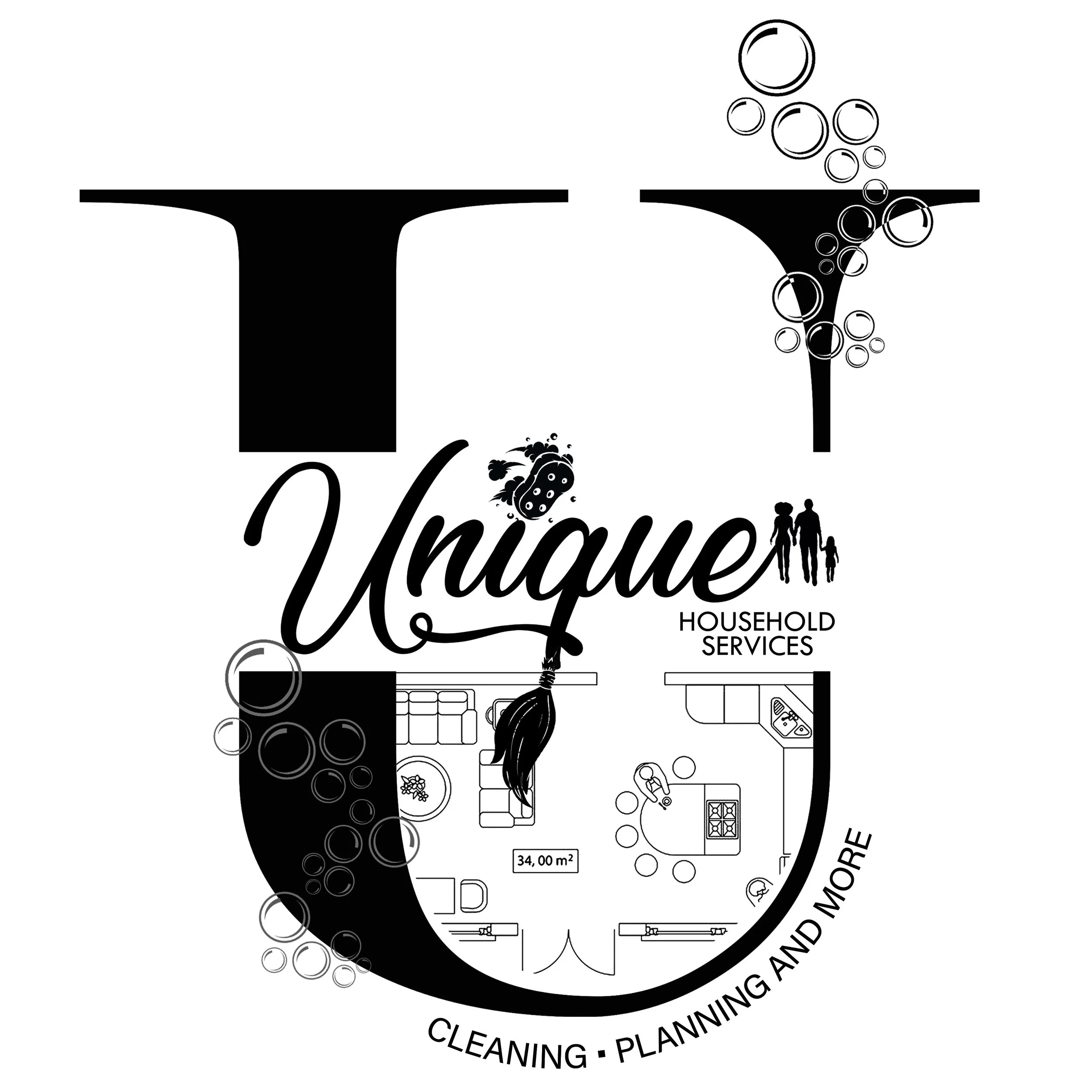 Unique Cleaning Services Logo