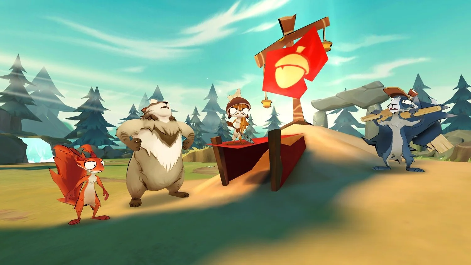 Acron - Become a rebel squirrel and steal the golden acorns ...