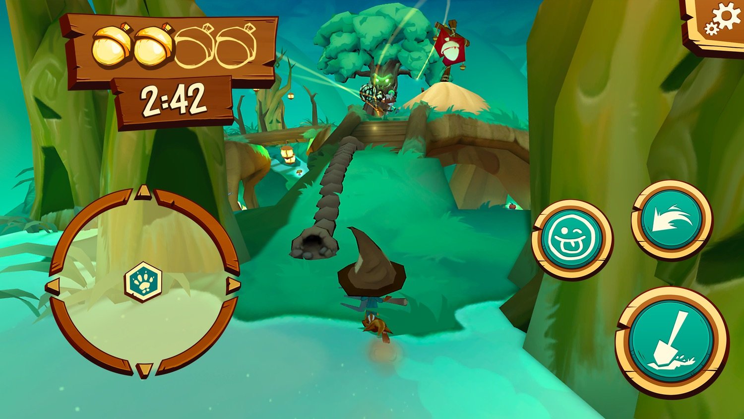 Acron - Become a rebel squirrel and steal the golden acorns ...