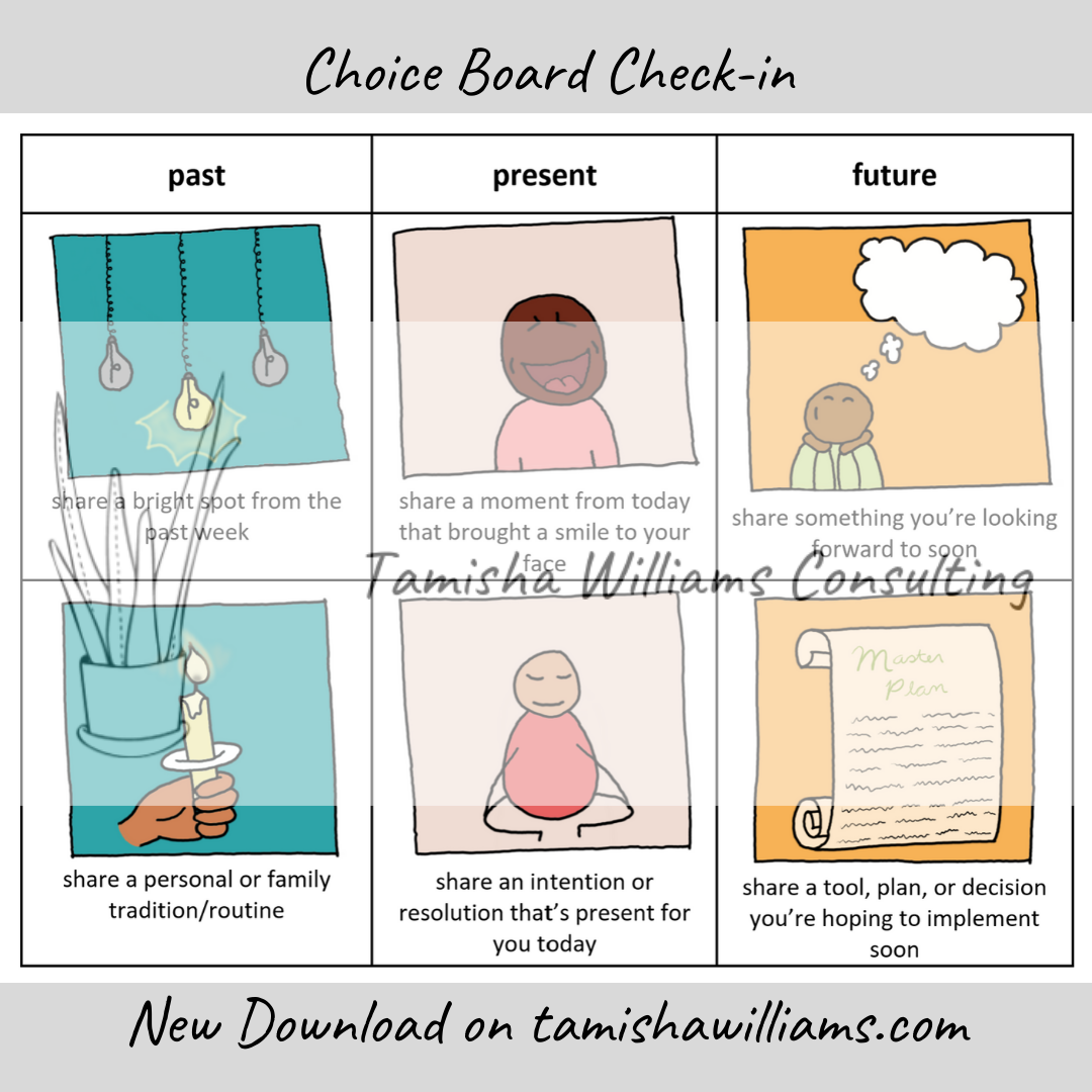 Emoji Check-in — Tamisha Williams