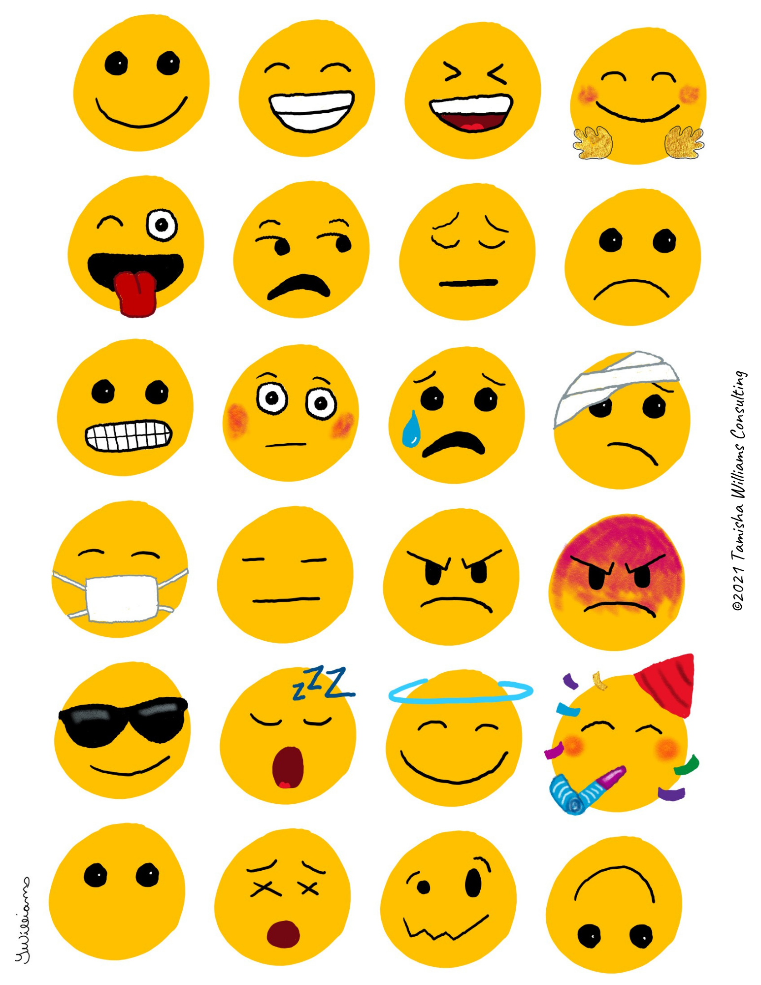 Emoji Check-in — Tamisha Williams