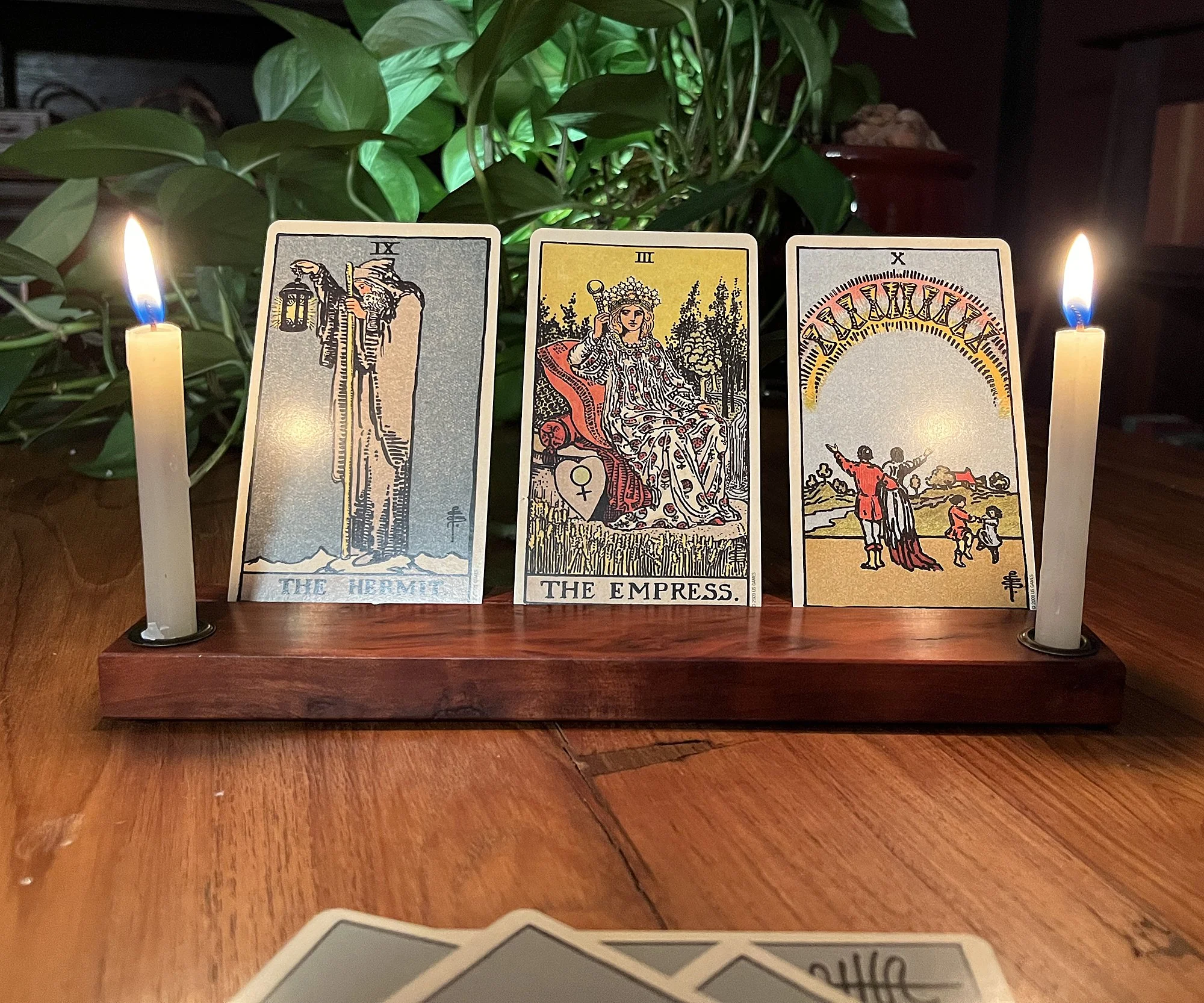 Oracle and Tarot Card Altar Stand — Green Witch Vintage & Handmade