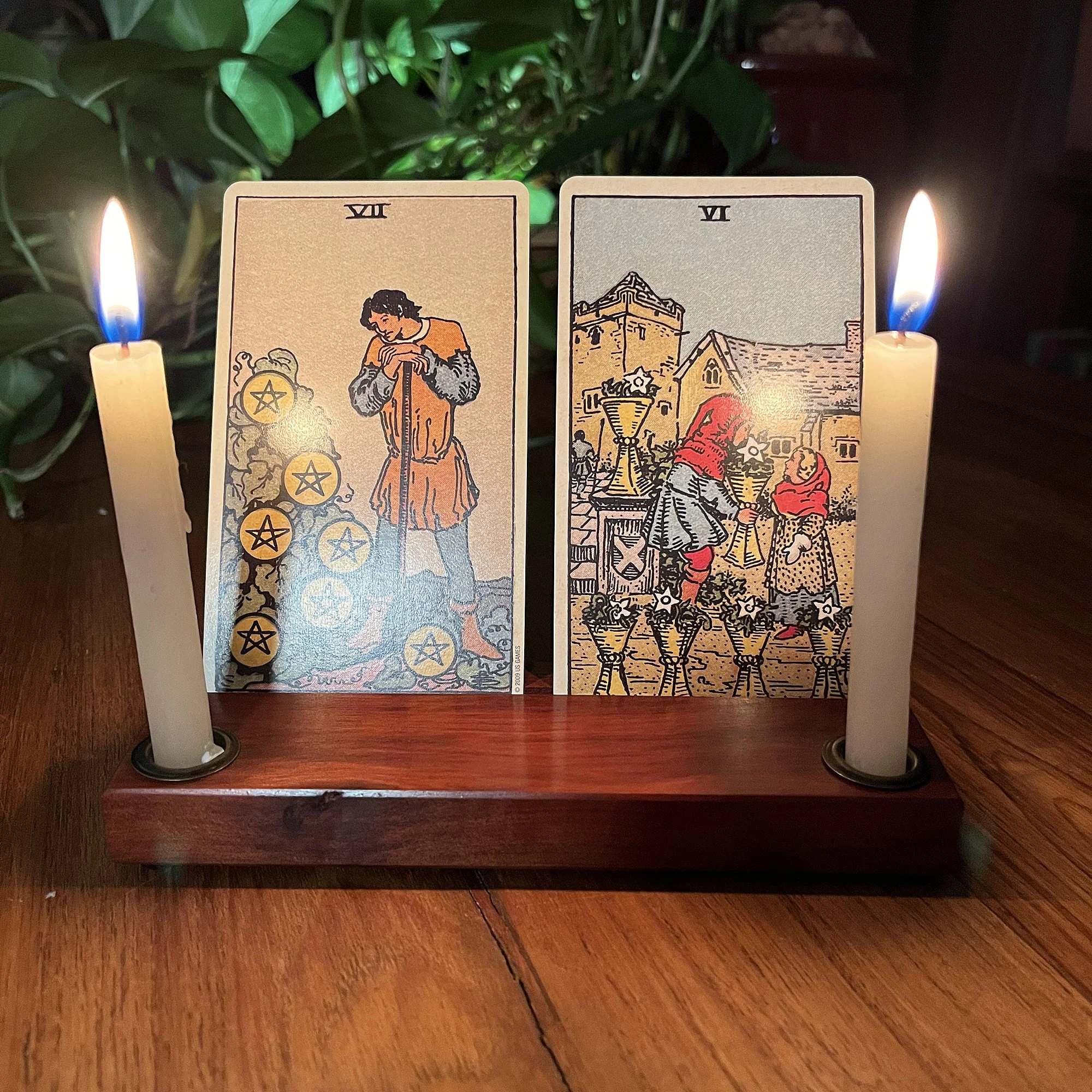 Oracle and Tarot Card Altar Stand — Green Witch Vintage & Handmade