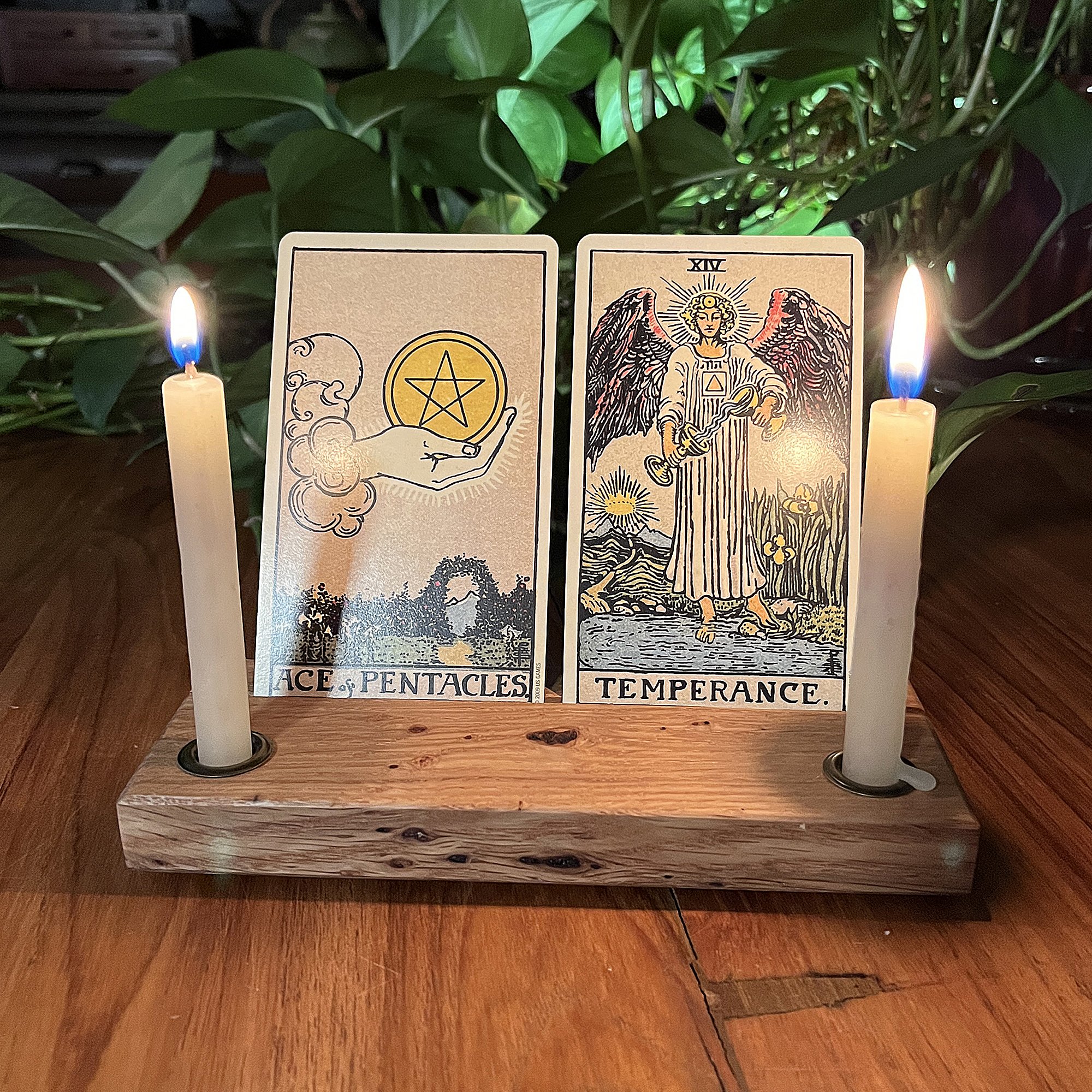 Oracle and Tarot Card Altar Stand — Green Witch Vintage & Handmade
