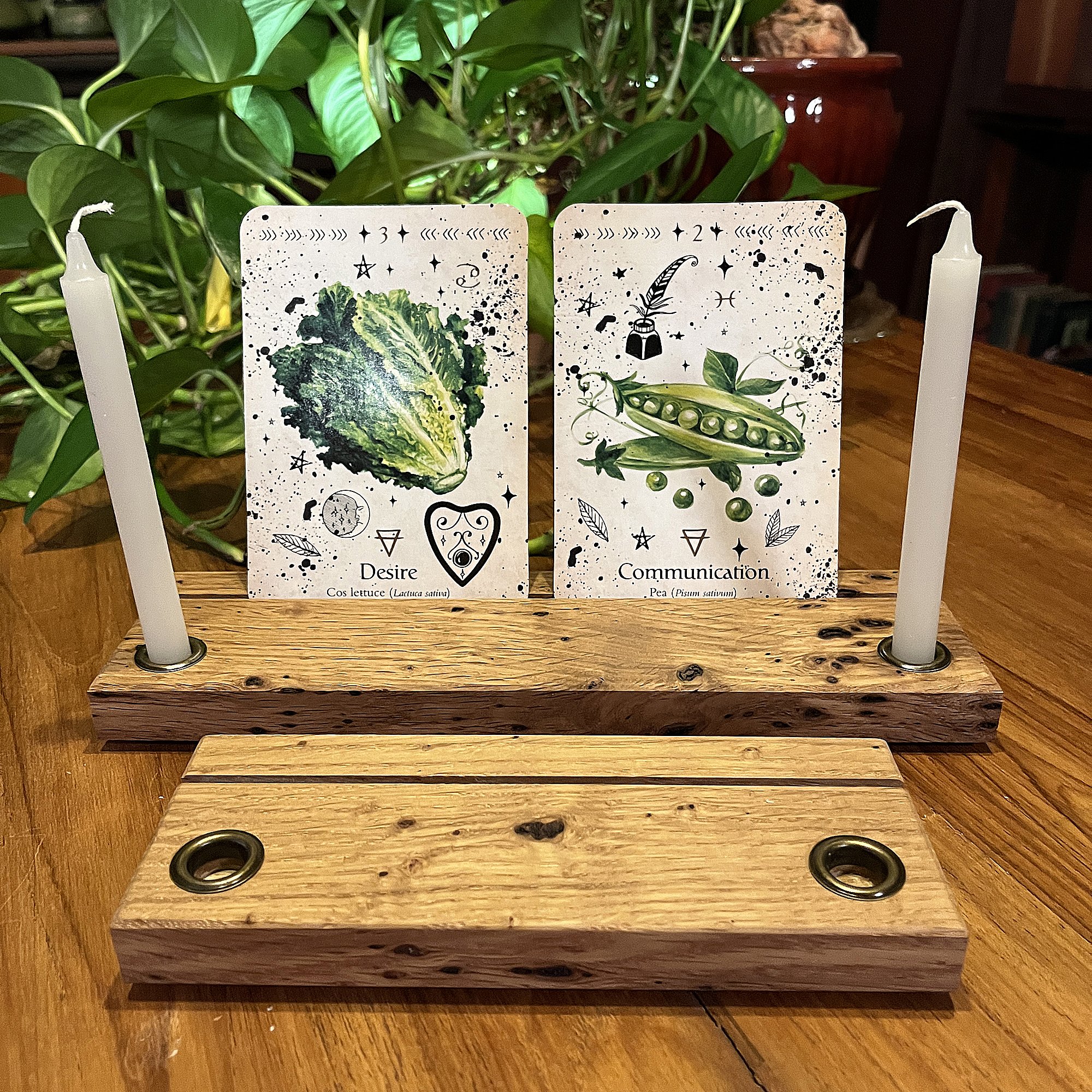 Oracle and Tarot Card Altar Stand — Green Witch Vintage & Handmade