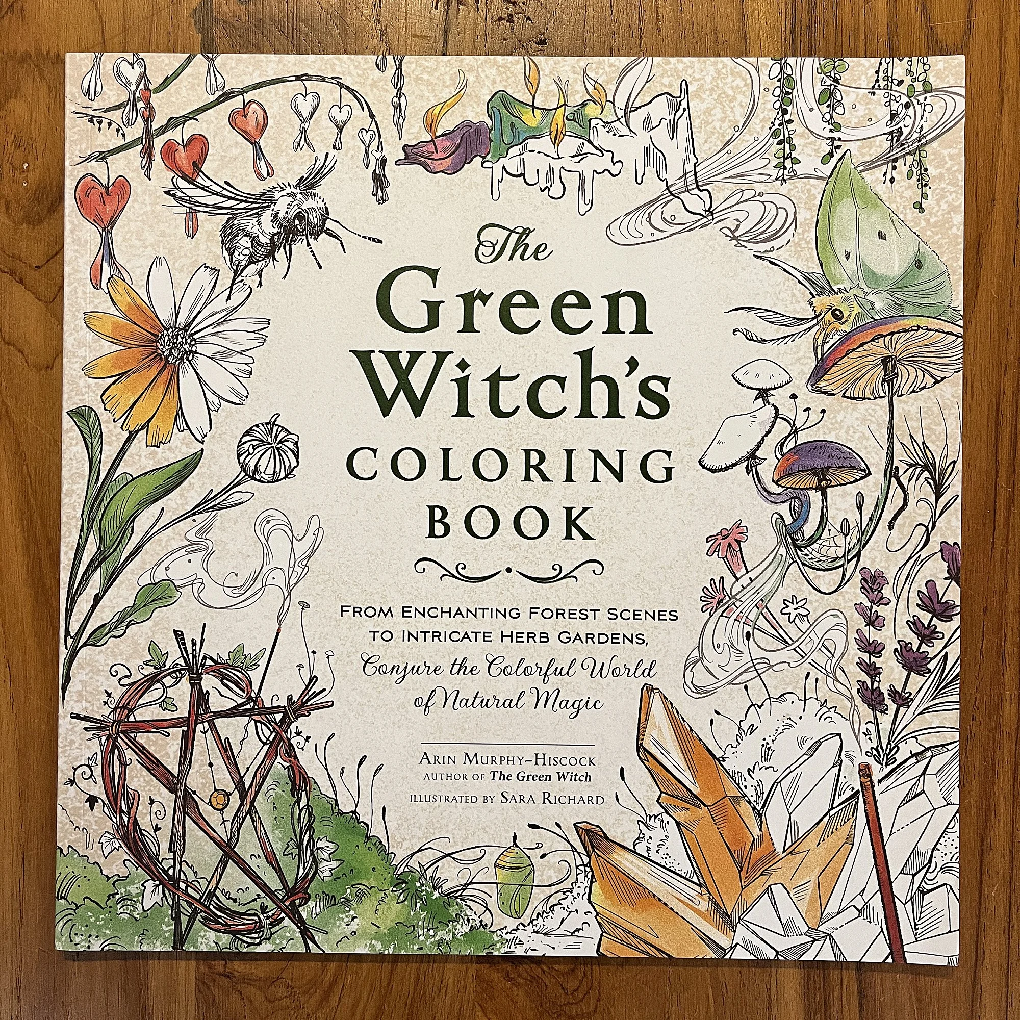 Floriography Coloring Book (Roux) — Green Witch Vintage & Handmade