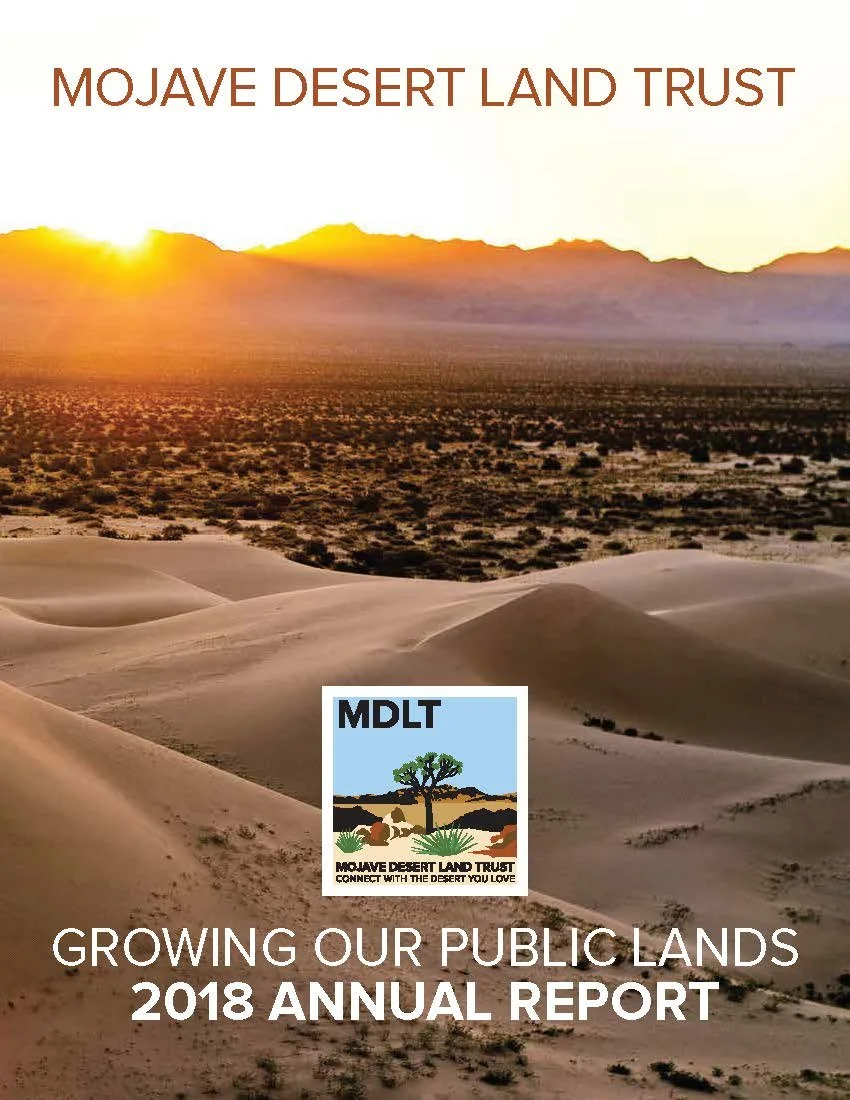 Annual reports — Mojave Desert Land Trust