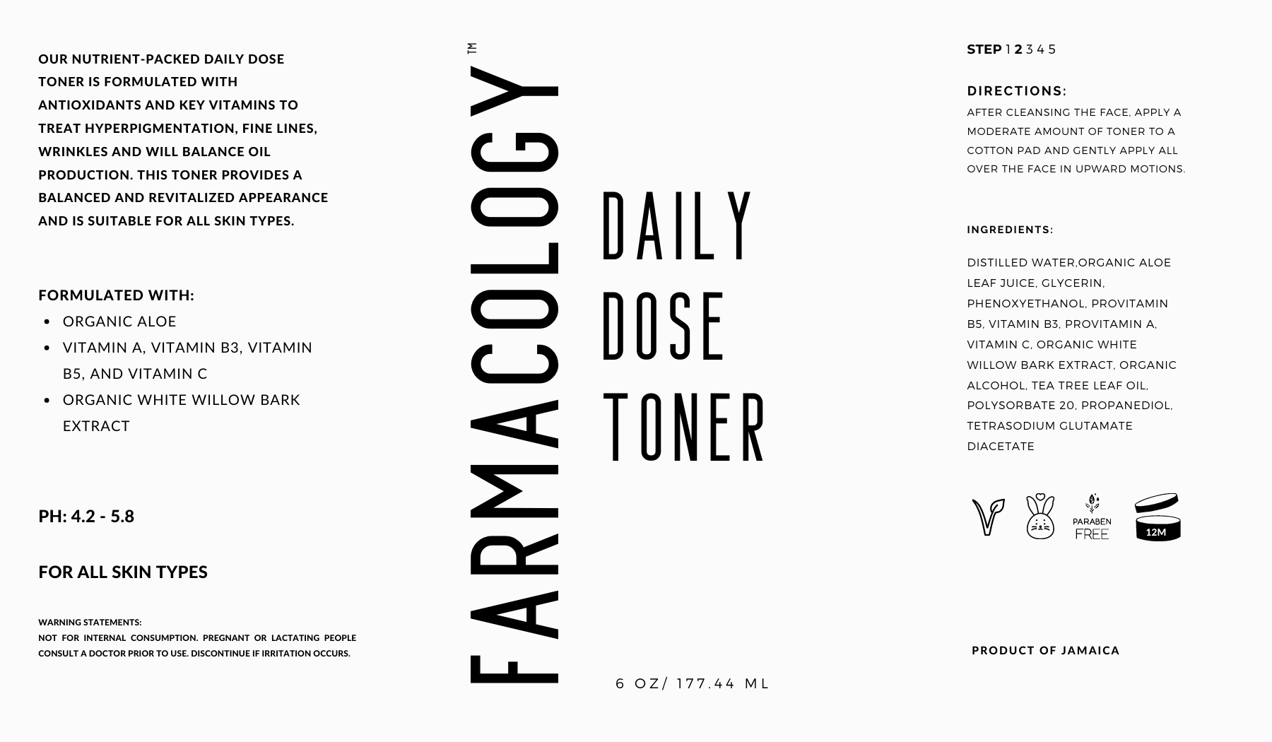Daily Dose Toner — Farmacology