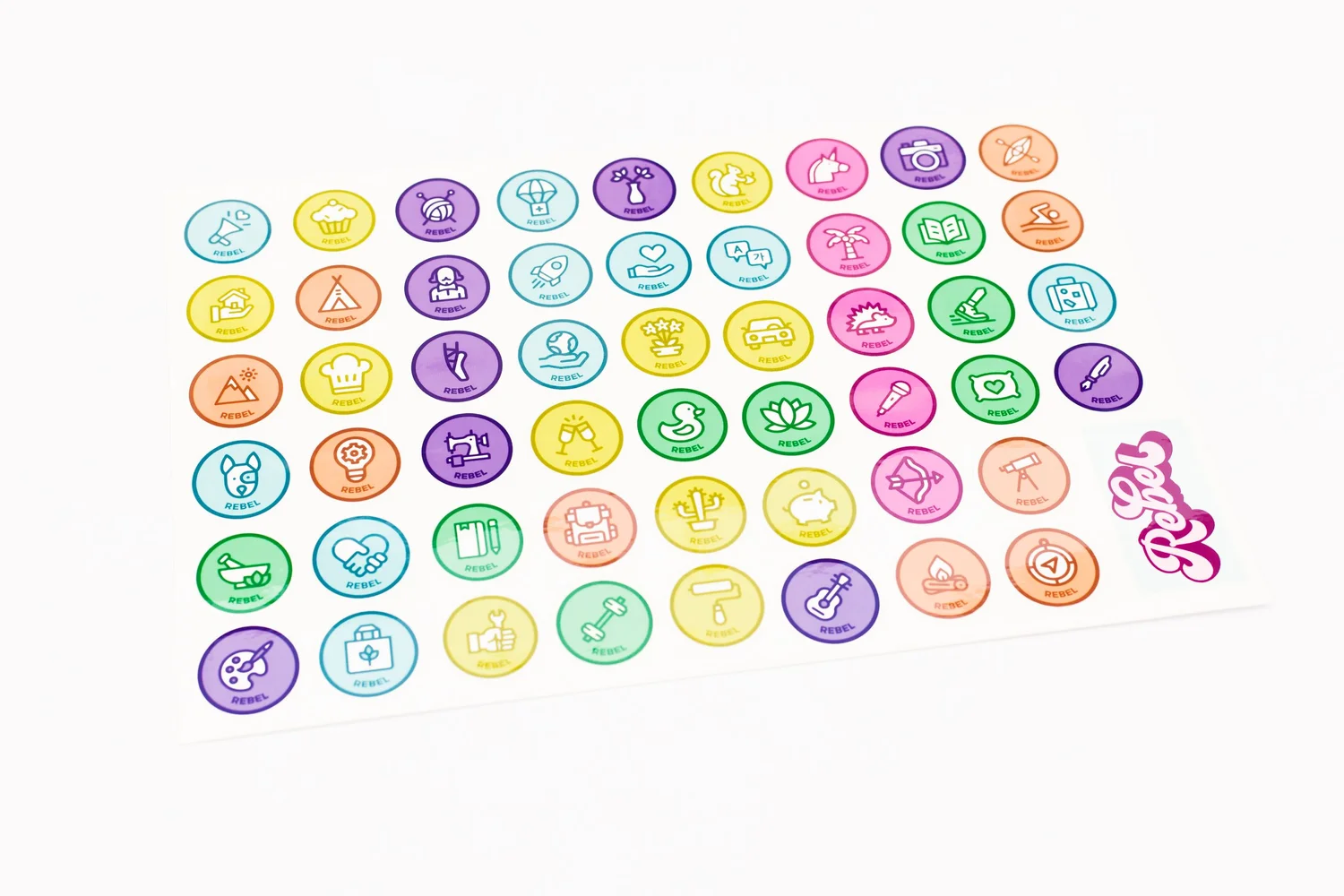 Stickers — Rebel Badge Book — Rebel Badge Store