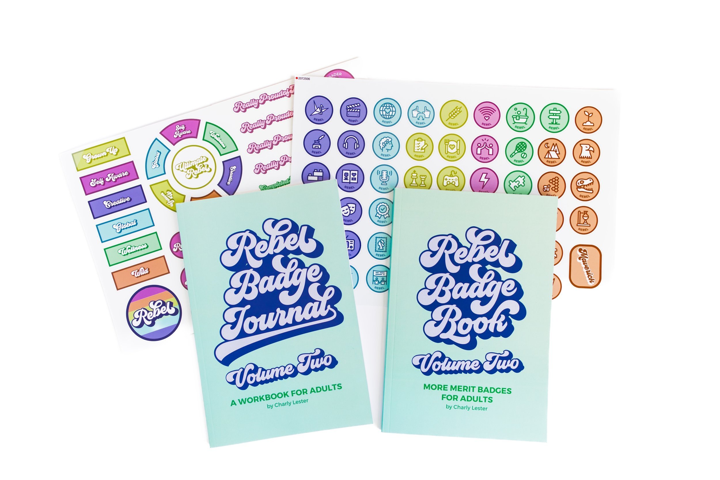 Volume Two Badge Book and Journal with 2 Sticker Sheets — Rebel Badge Store