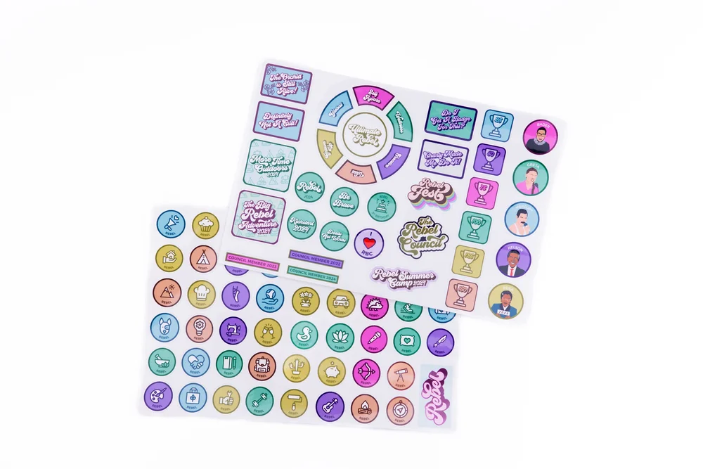 Stickers — Rebel Badge Book — Rebel Badge Store