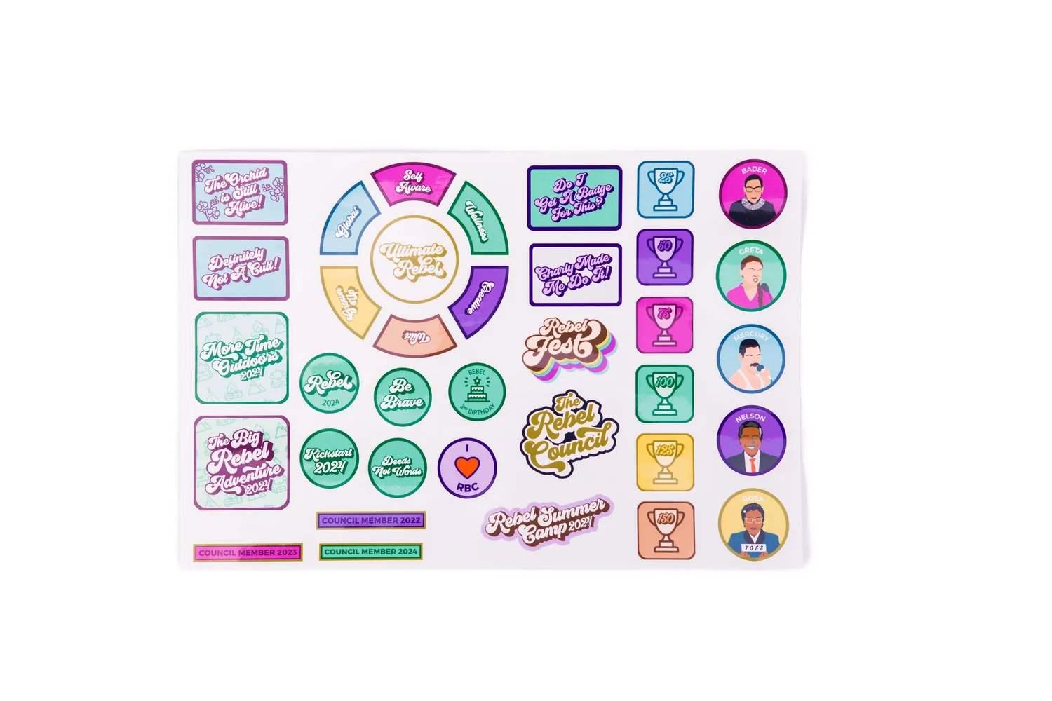 Stickers — Rebel Badge Book — Rebel Badge Store