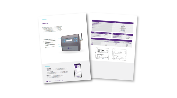 Spec Sheets — Henden