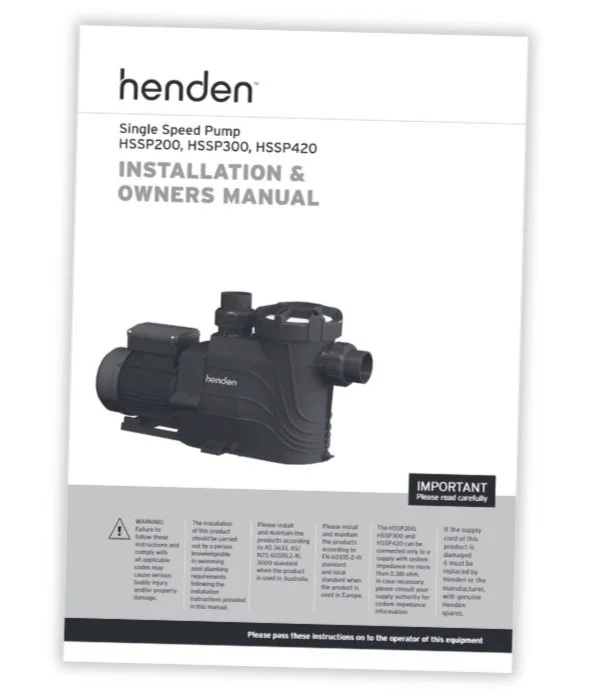 Henden Single Speed Pump 300 — Henden