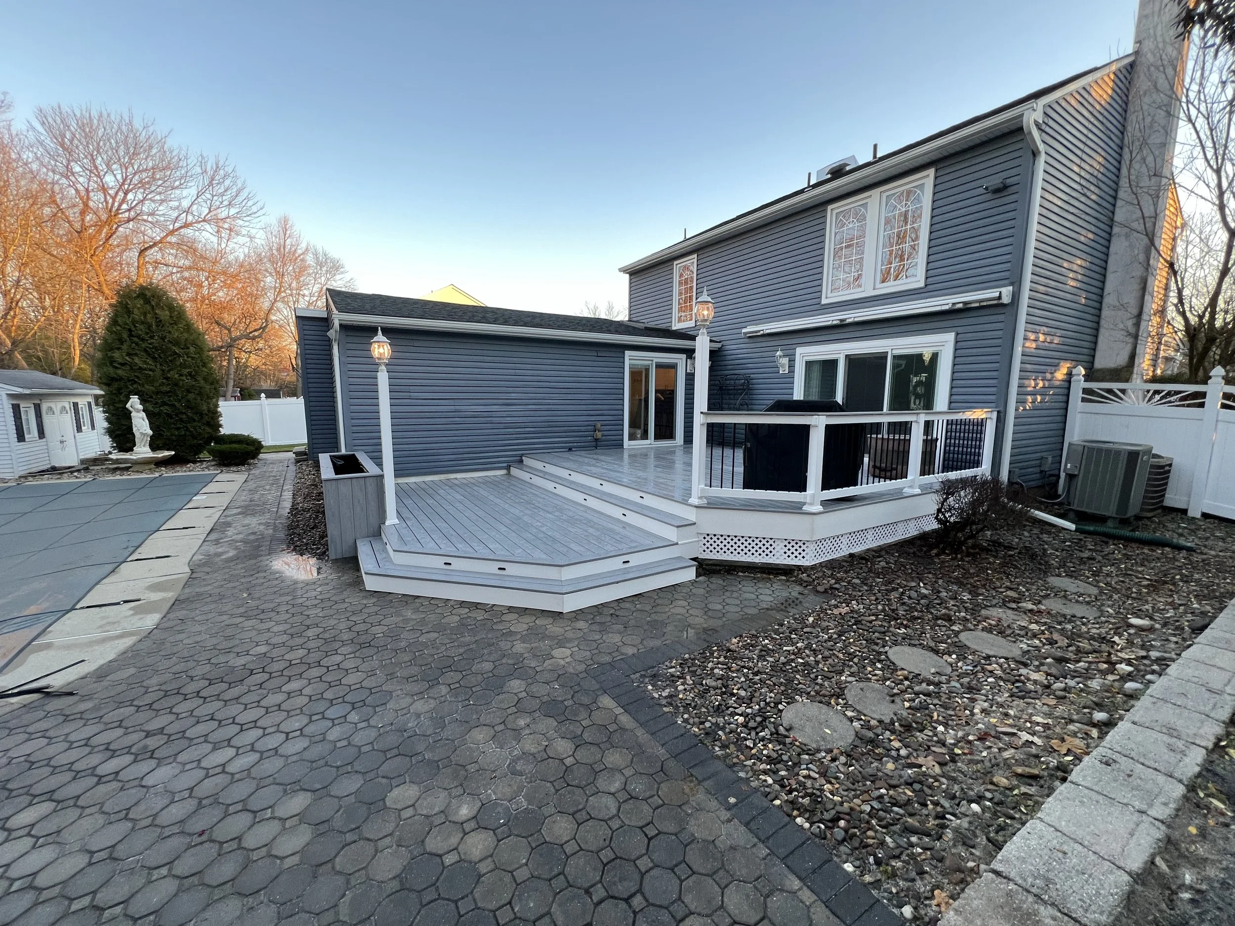 PHOTO RECAP: Trex Transcend Rainier Deck Rebuild in Marlton, NJ 08053 ...