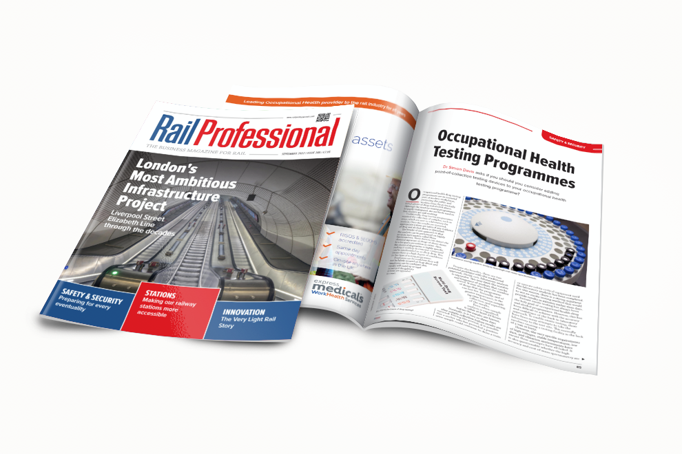 Find us in Rail Professional Magazine this month — Express Medicals