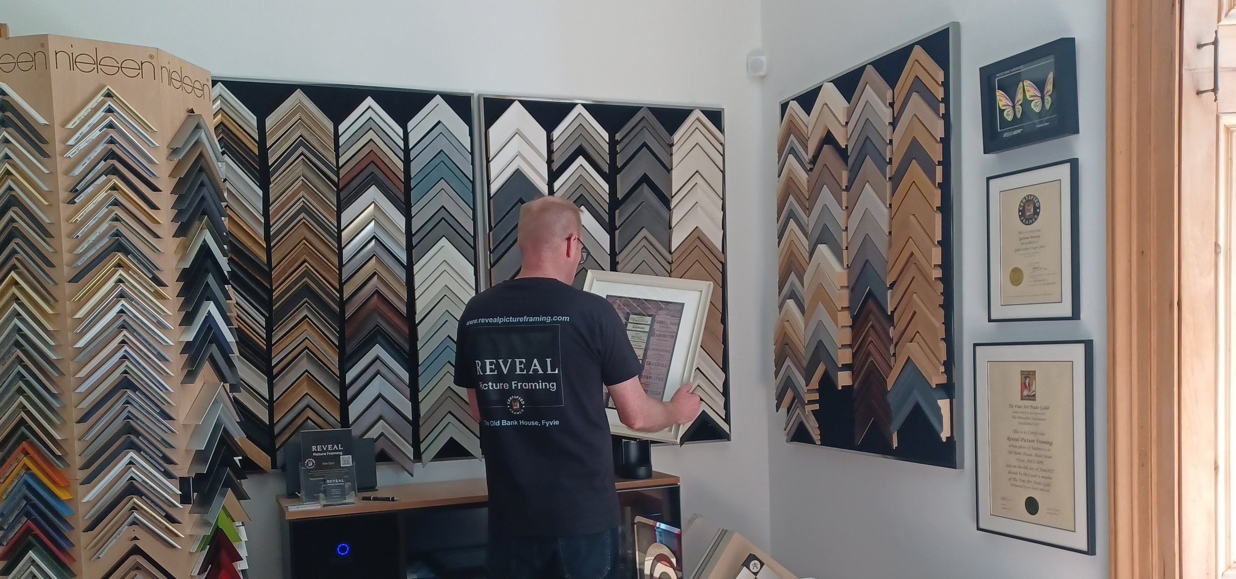 Reveal Picture Framing services, Aberdeenshire, About us — Reveal ...