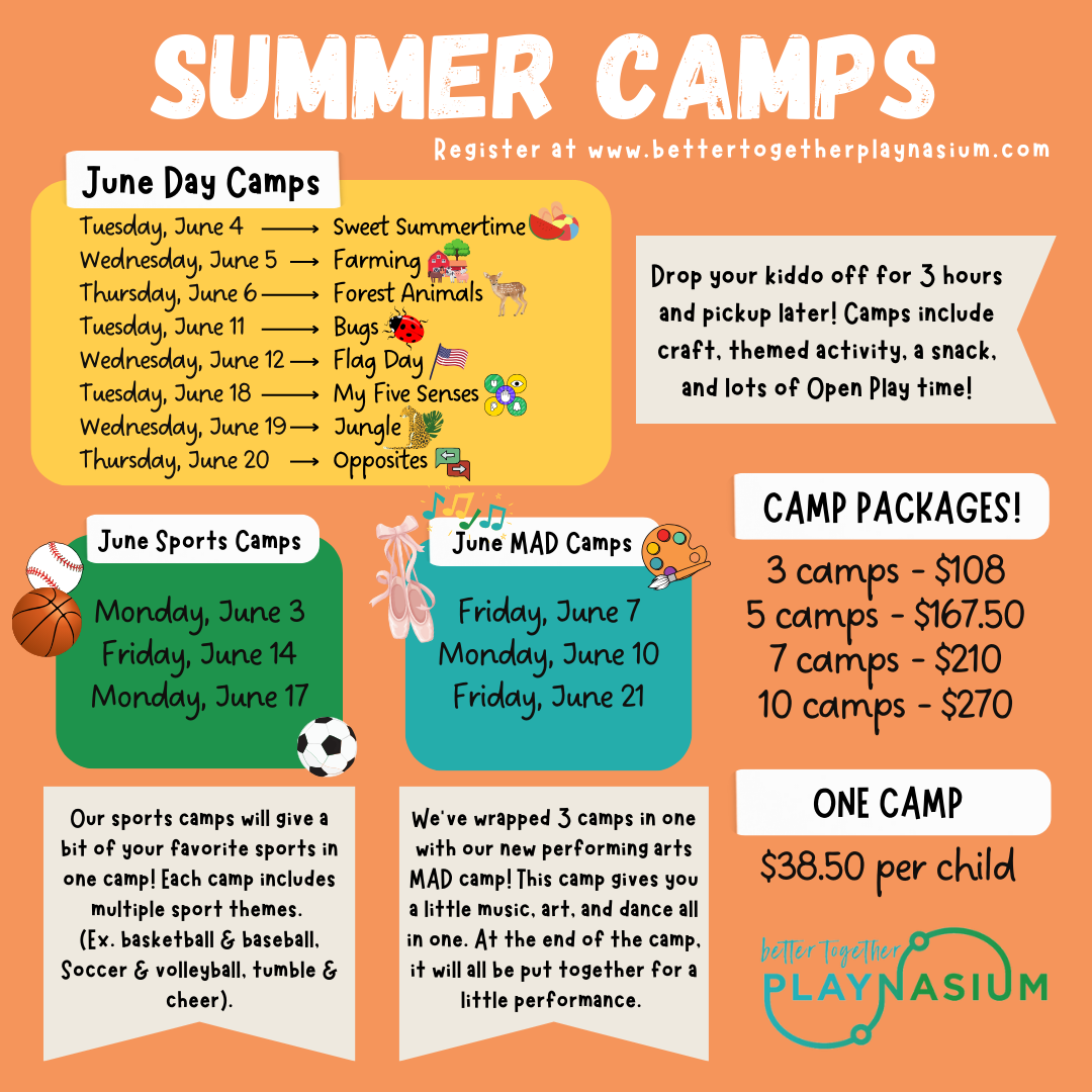 Day Camps — Better Together Playnasium