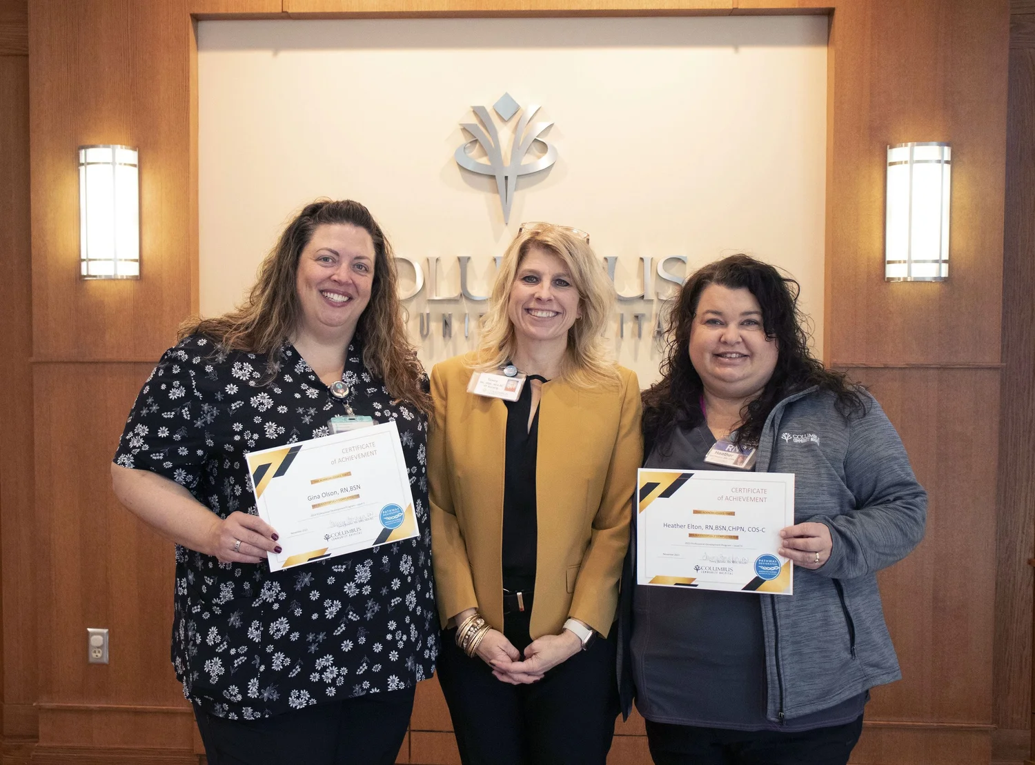 Columbus Community Hospital Nurses Recognized For Professional ...