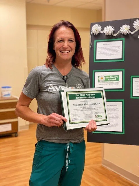 Stephanie Klein-Mullet, RN, Receives DAISY Award At Avera St. Mary’s ...