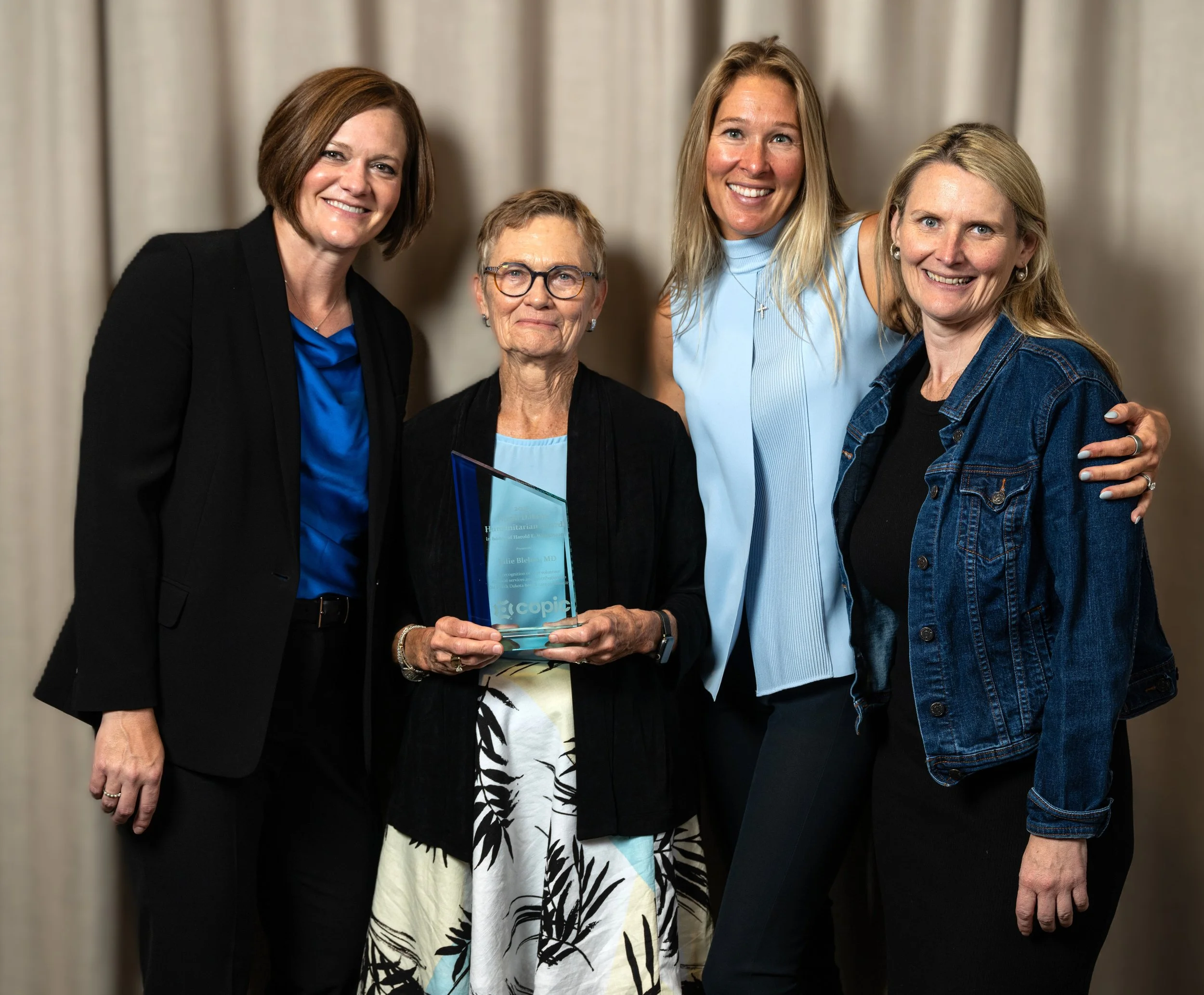 Dr. Julie Blehm Presented with Copic Humanitarian Award - Midwest ...