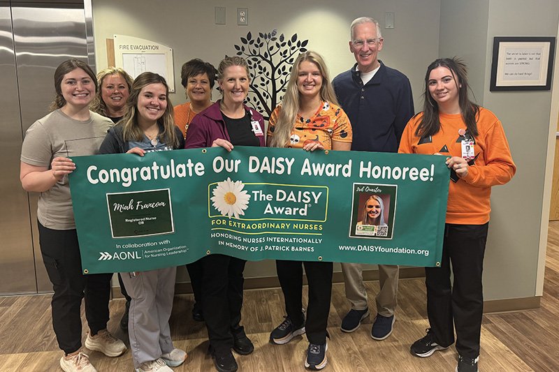 Francom Honored with DAISY Award at Huron Regional Medical Center ...