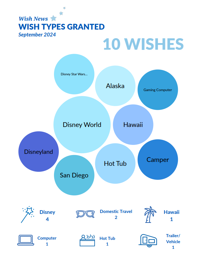What Kinds of Wishes Does Make-A-Wish Grant? - Midwest Medical Edition