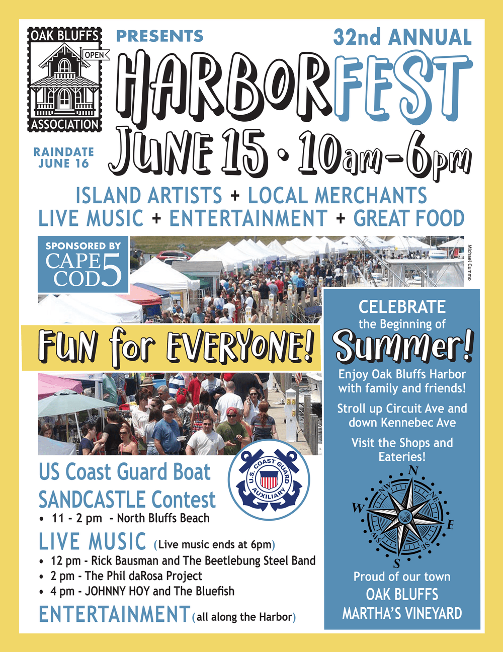 Harbor Festival Save the Date — Visit Oak Bluffs