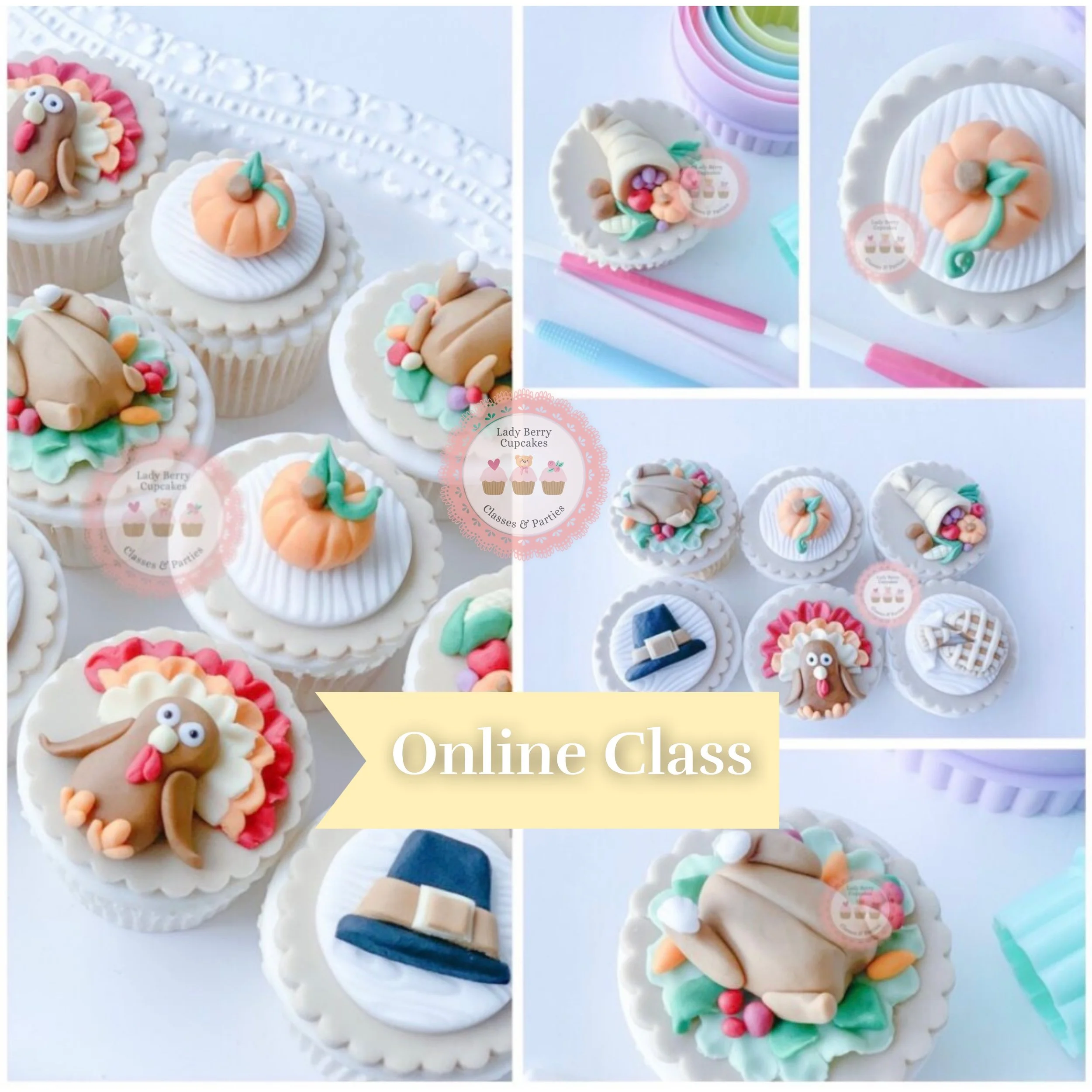 Online Cupcake Classes | Lady Berry Cupcakes