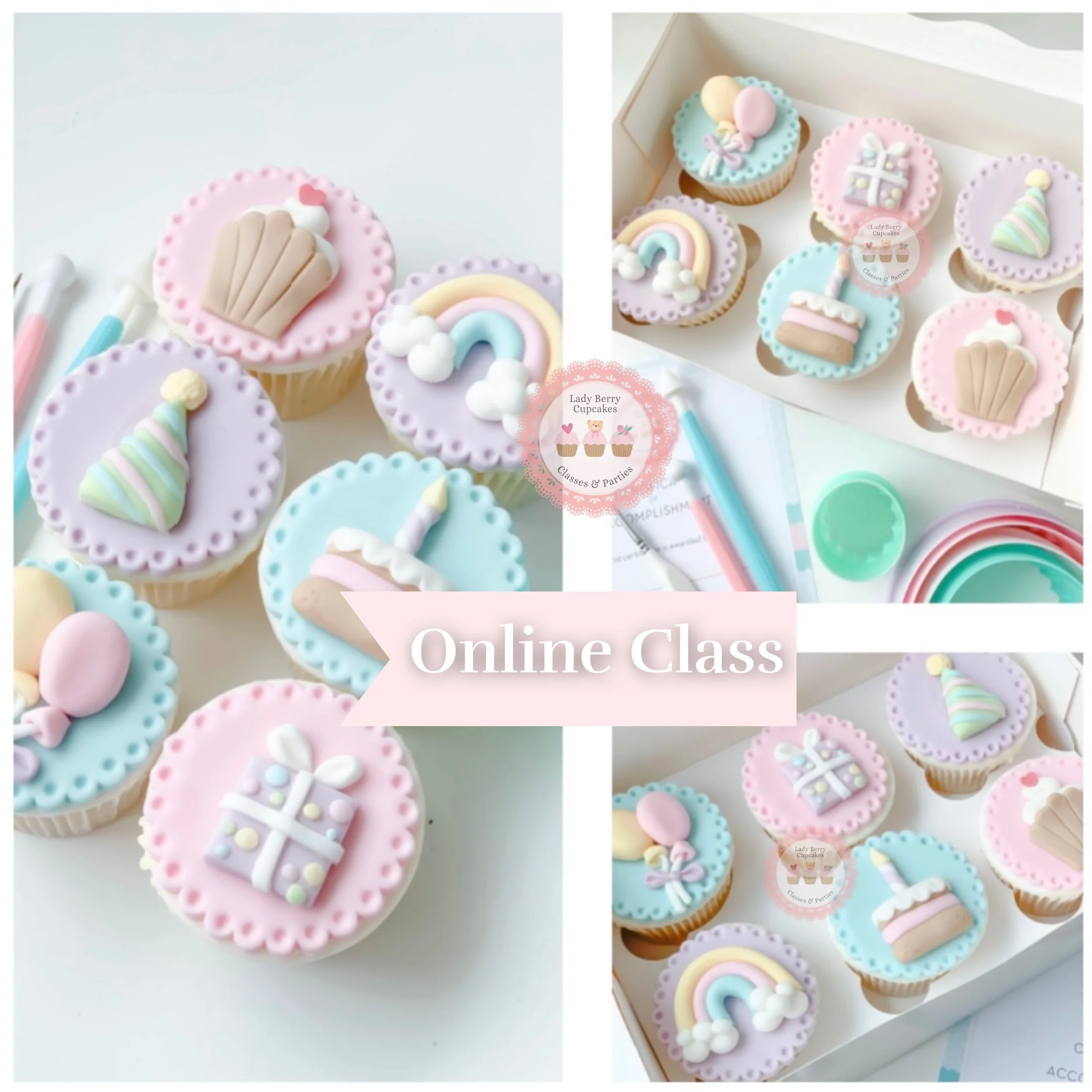 Online Cupcake Classes | Lady Berry Cupcakes