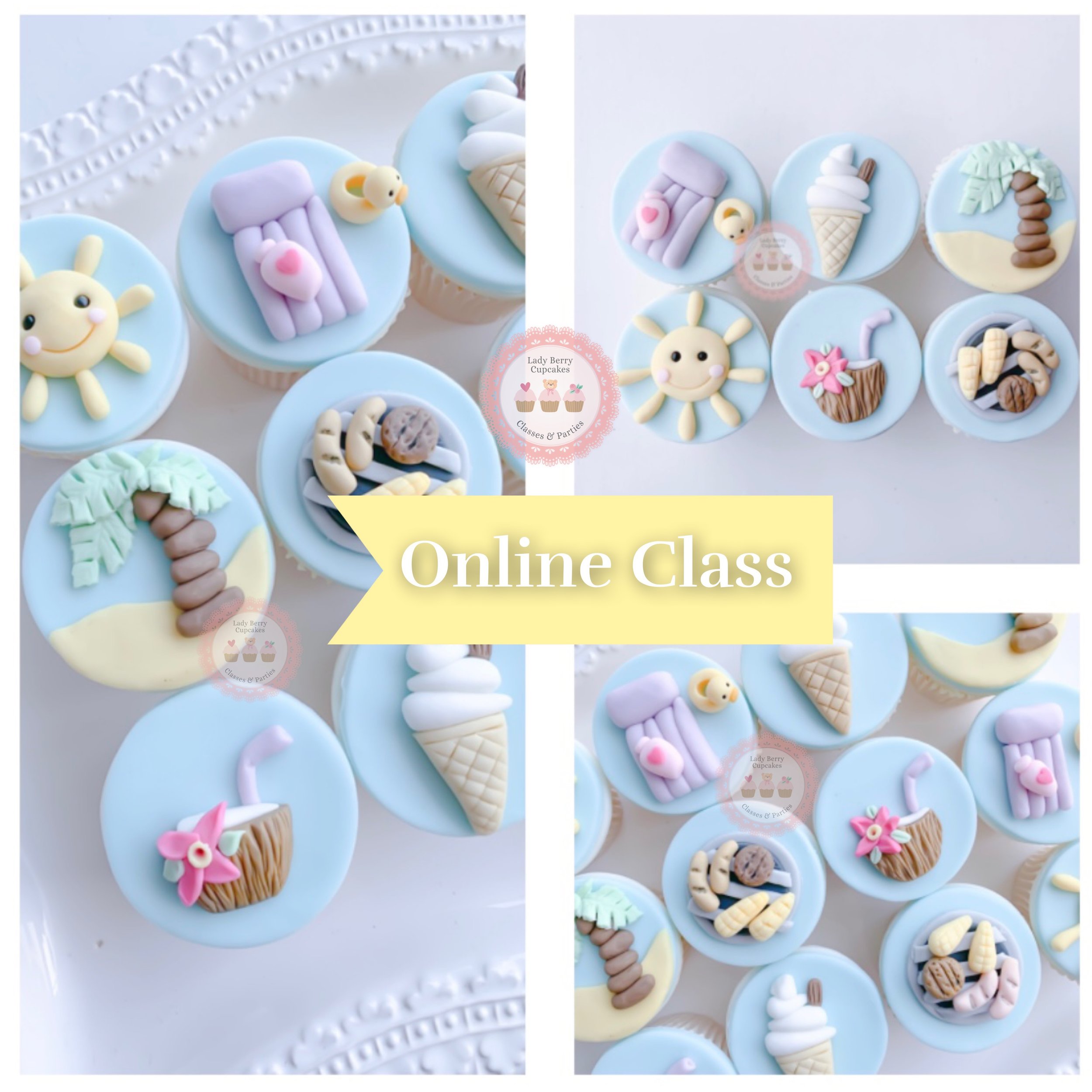 Online Cupcake Classes | Lady Berry Cupcakes