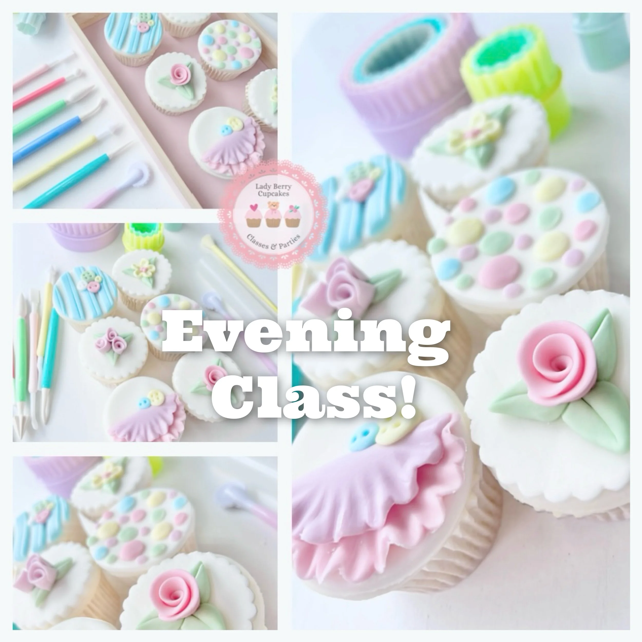 Lady Berry Cupcakes | Cupcake Decorating School